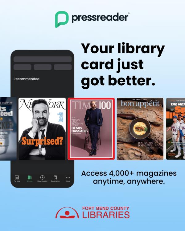 Libraries Launch New PressReader Digital-Media Platform | Fort Bend County Libraries
